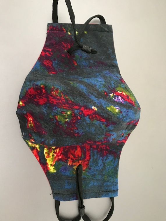 62. Multi-colored Face Mask One Piece Design with adjustable | Etsy