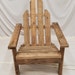 Wood Outdoor Garden Adarondack Chair - Etsy