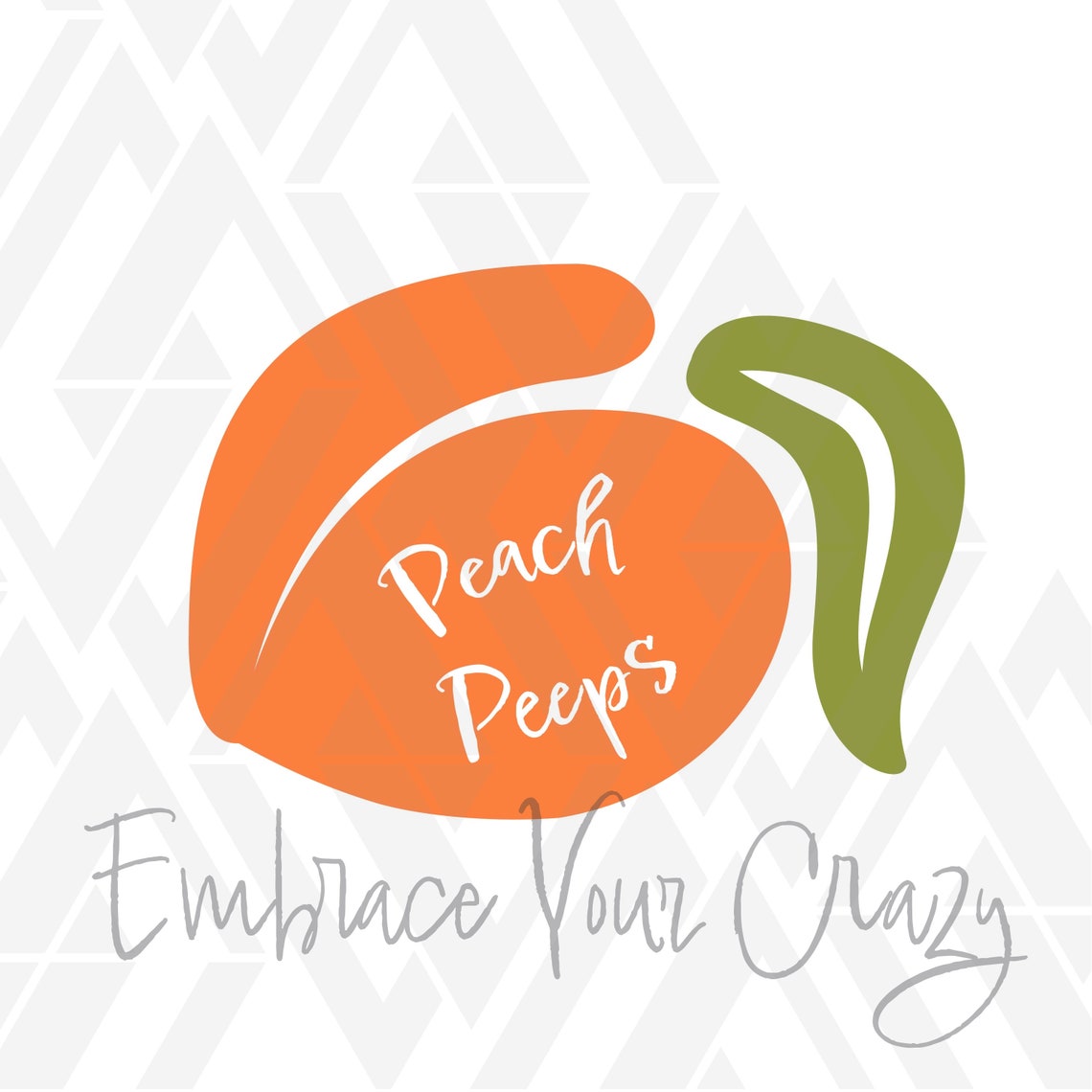 Peach Designs Bundle 2, SVG and Other File Formats, Peach Clipart ...