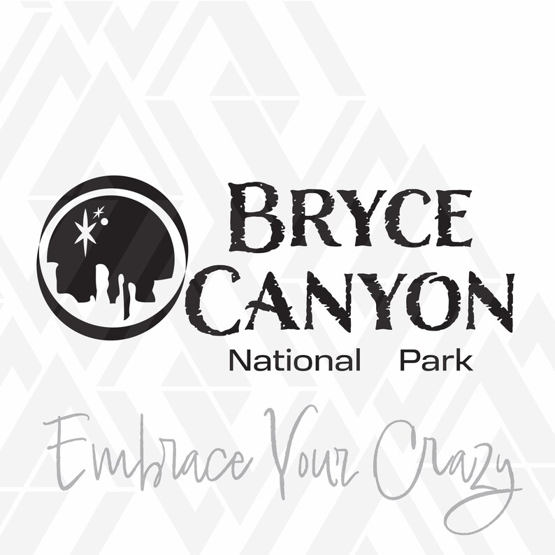 Bryce Canyon Designs, SVG and Other File Formats, Park Clip Art, Park ...