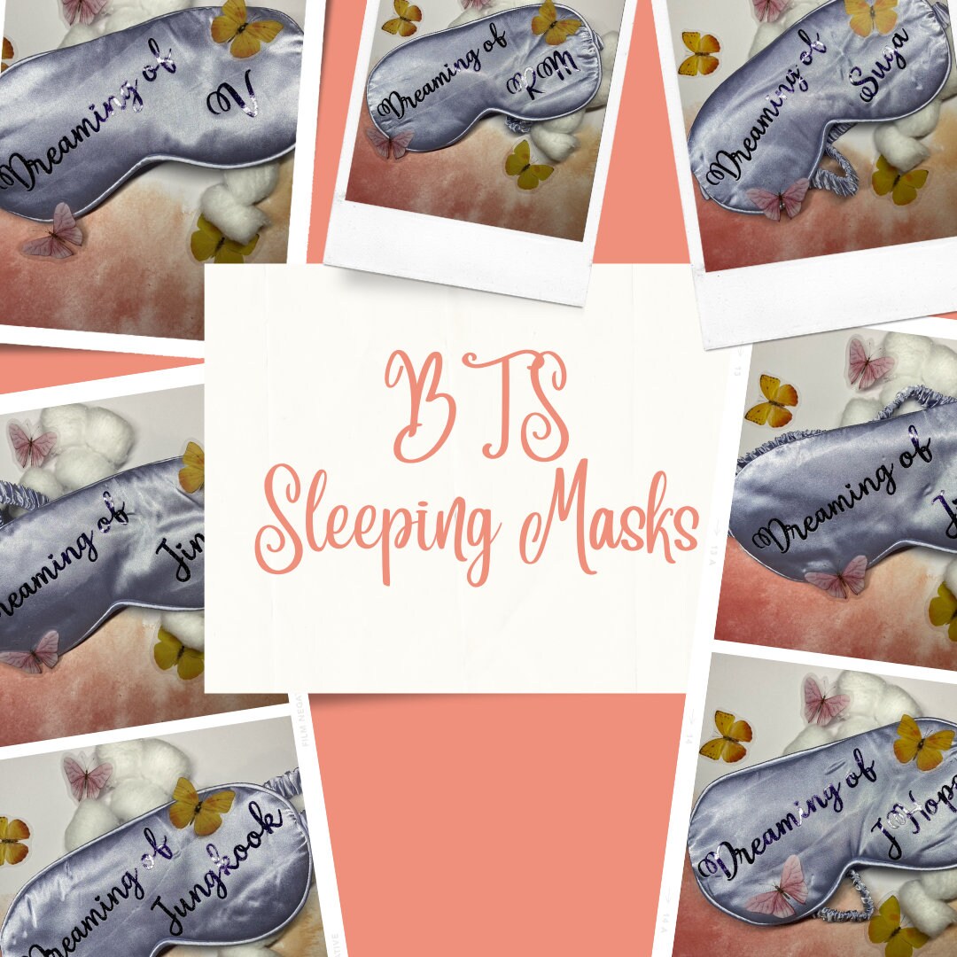 BTS Sleeping Masks - Etsy
