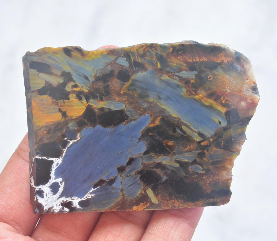 Pietersite Rough Slice / Pietersite Gemstone Rough Slab / 257.70 Ct ...