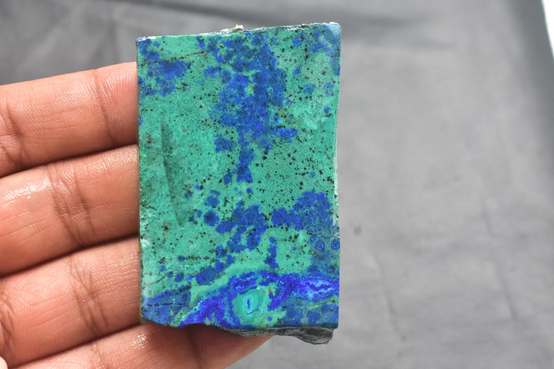 Blue Bird Azurite Rough Slab / Top Grade Blue Bird Azurite Gemstone ...
