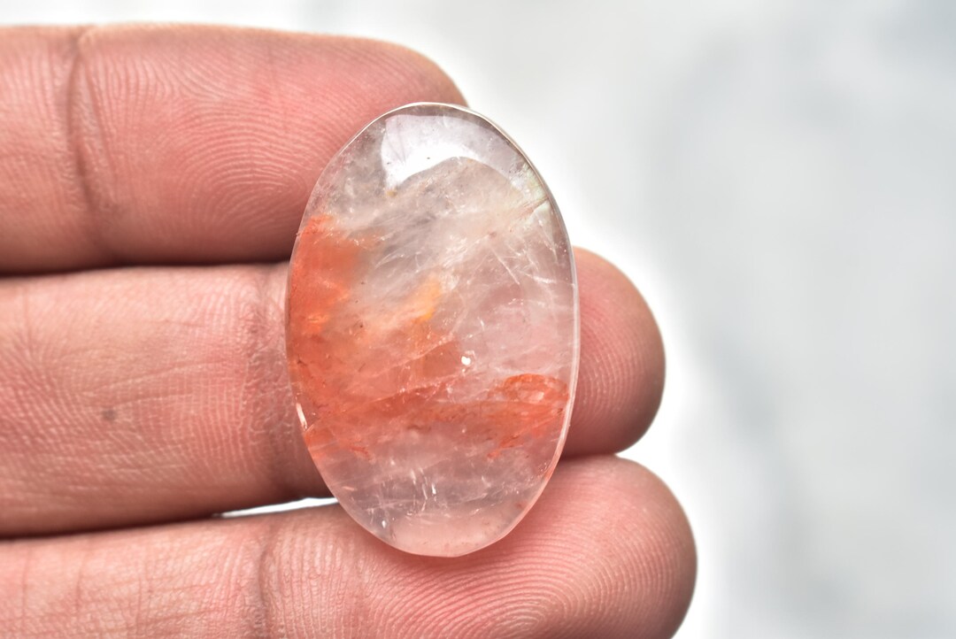 Cherry Quartz Cabochon / Cherry Quartz Gemstone / for Jewelry / Oval ...
