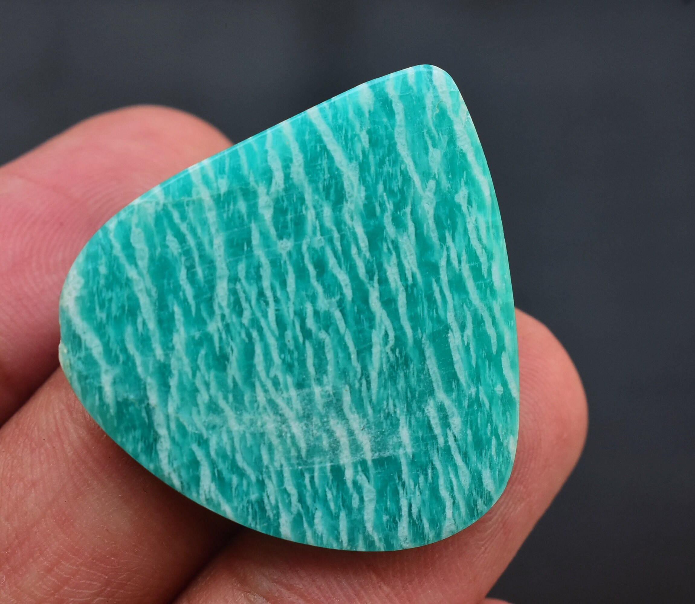 Amazonit Cabochon / Hochwertiger Amazonit Edelstein / Seltene | Etsy
