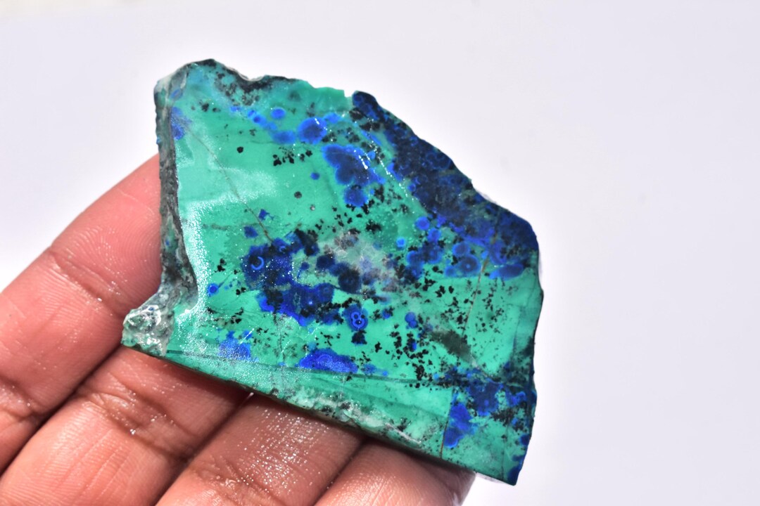 Blue Bird Azurite Slice / Top Grade Blue Bird Azurite Slice Gemstone ...