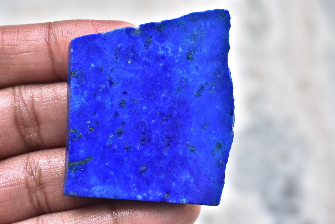 Lapis Lazuli Slice / Top Grade Lapis Lazuli Gemstone / Slice / 194.90 ...