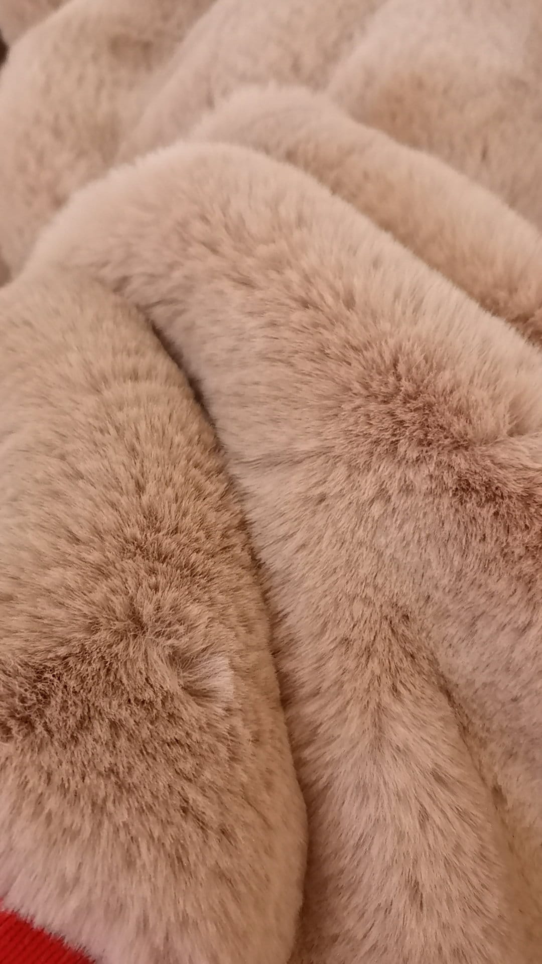Beige Faux Fur Rabbit Faux Fur Cream-Colored Faux Fur | Etsy