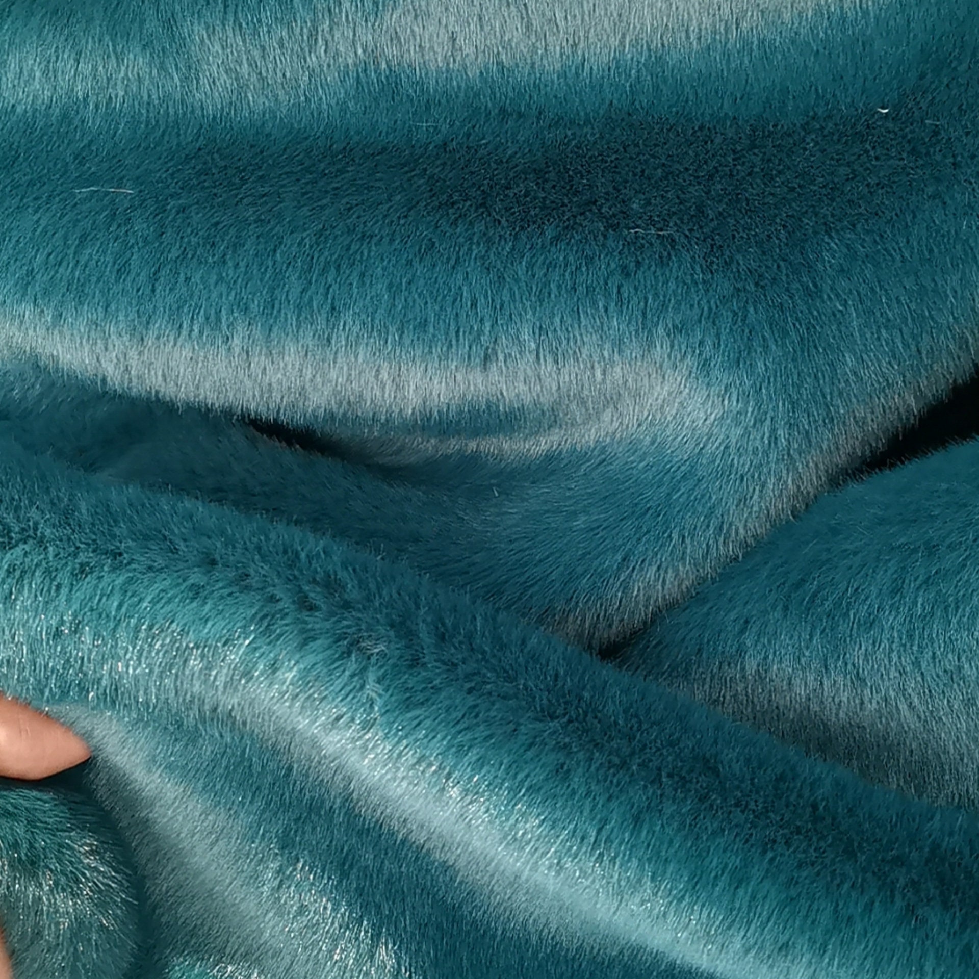 Teal Faux Fur Dark Turquoise Artificial Fur Dark Teal Mink | Etsy