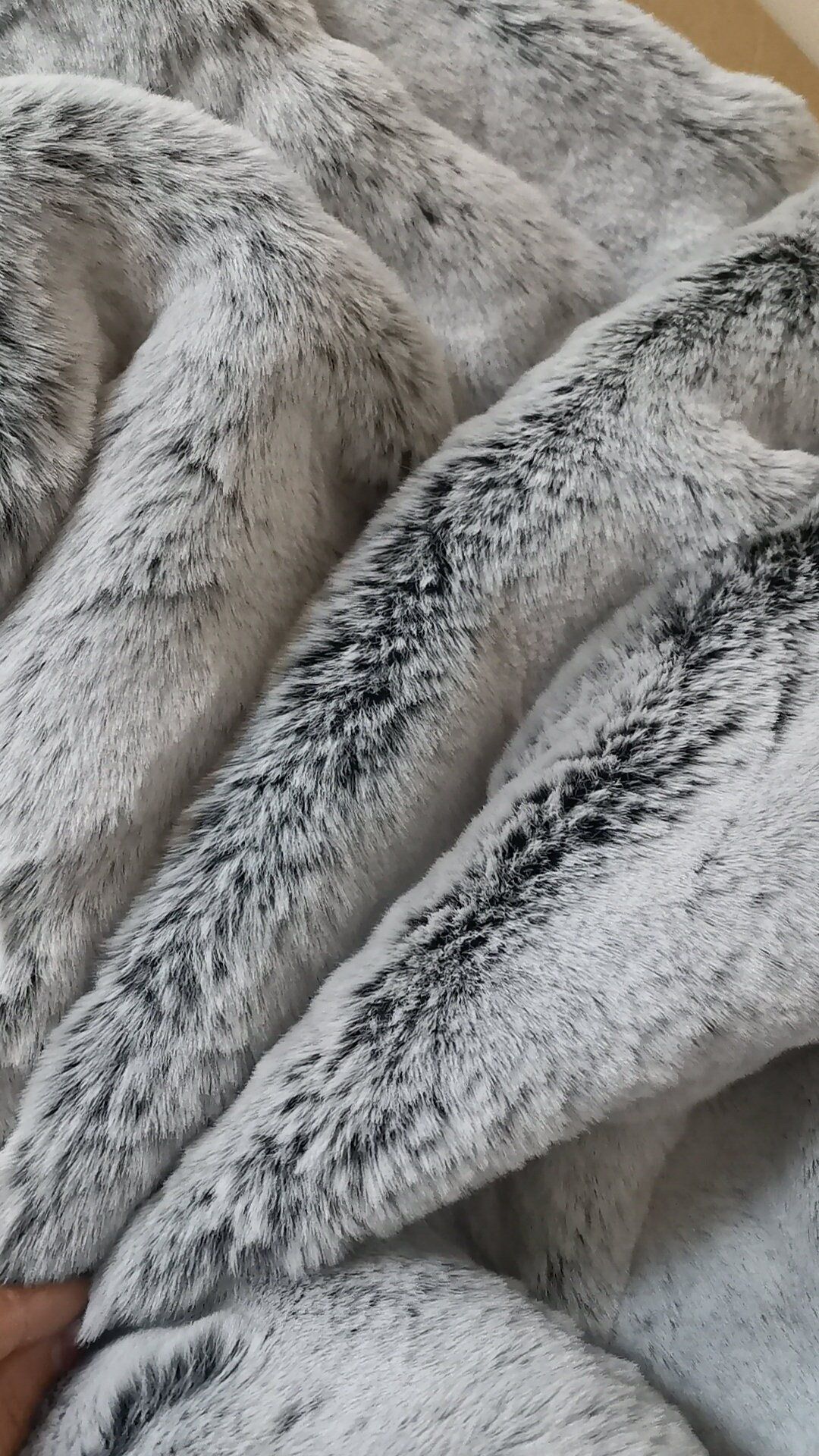 Chinchilla Faux Fur Rabbit Faux Fur Realistic faux fur | Etsy