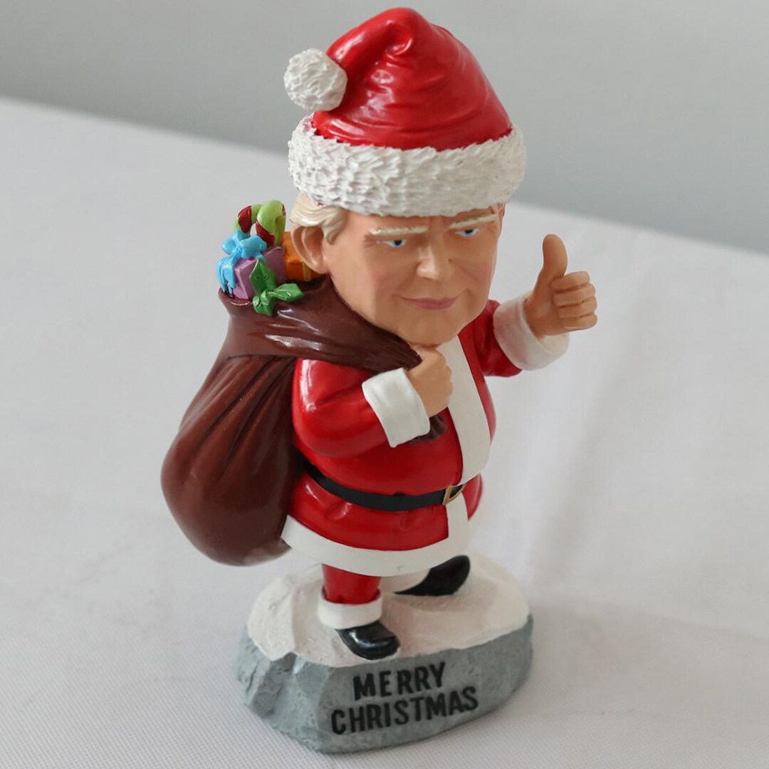 Garden Gnome Santa Donald Trump Resin Outdoor Statue - Etsy