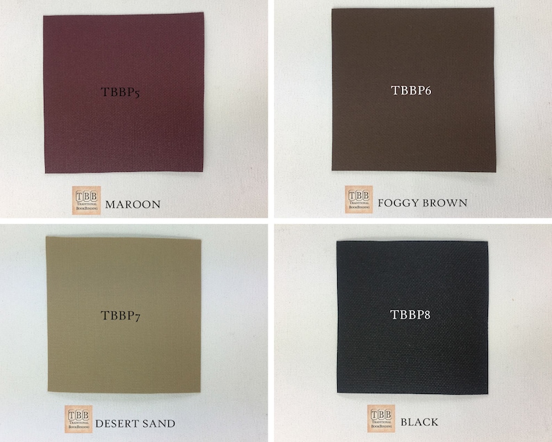 Classic Premium Fine Buckram- Durable Bookbinding Cloth With Paper ...