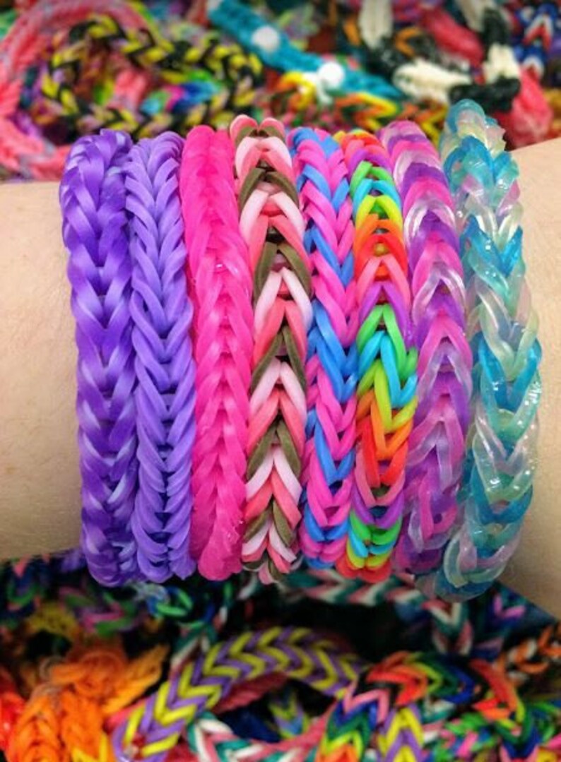Rainbow Loom Rubber Band Bracelets - Classroom Pack of 30 - Etsy