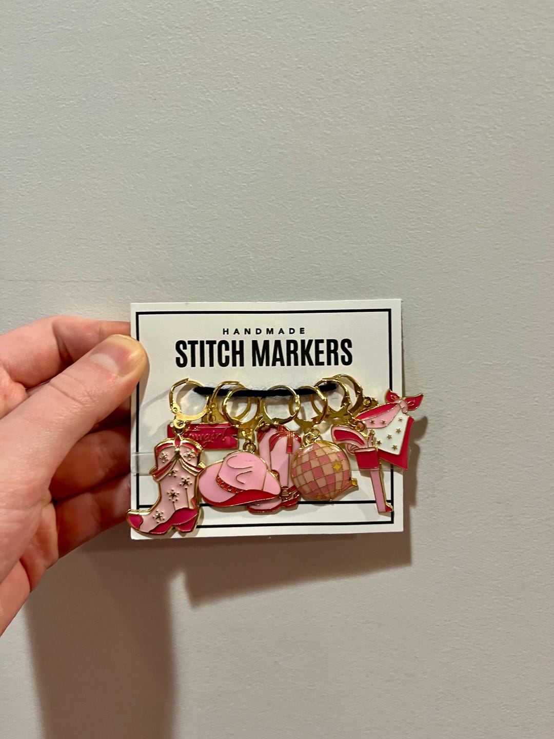 Handmade Cowgirl Stitch Markers: Crochet & Knit Rodeo Progress Keepers ...