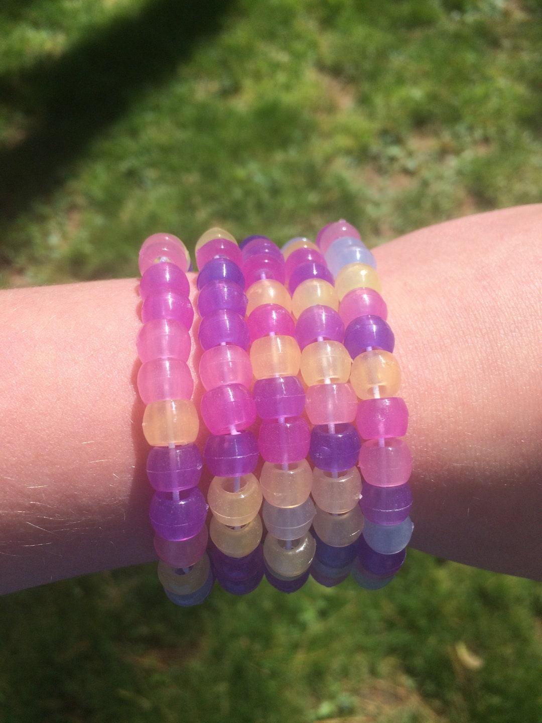Solar Uv-glow in the Dark Bracelet, Magical Color Changing Bracelet ...
