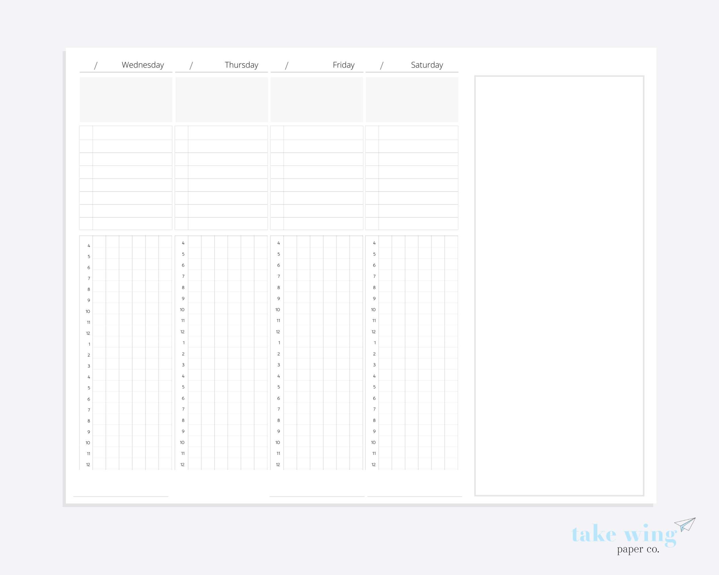 Weekly Timetable Printable Planner 2 page Weekly Spread Etsy weekly-timetable-printable-planner-2-page-weekly-spread-etsy