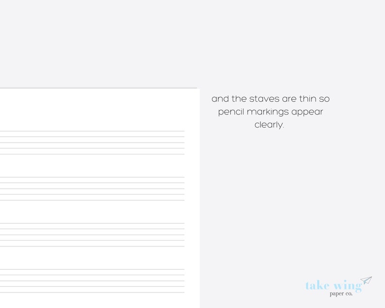Staff Paper for Note Taking Music Theory Note Taking Paper - Etsy