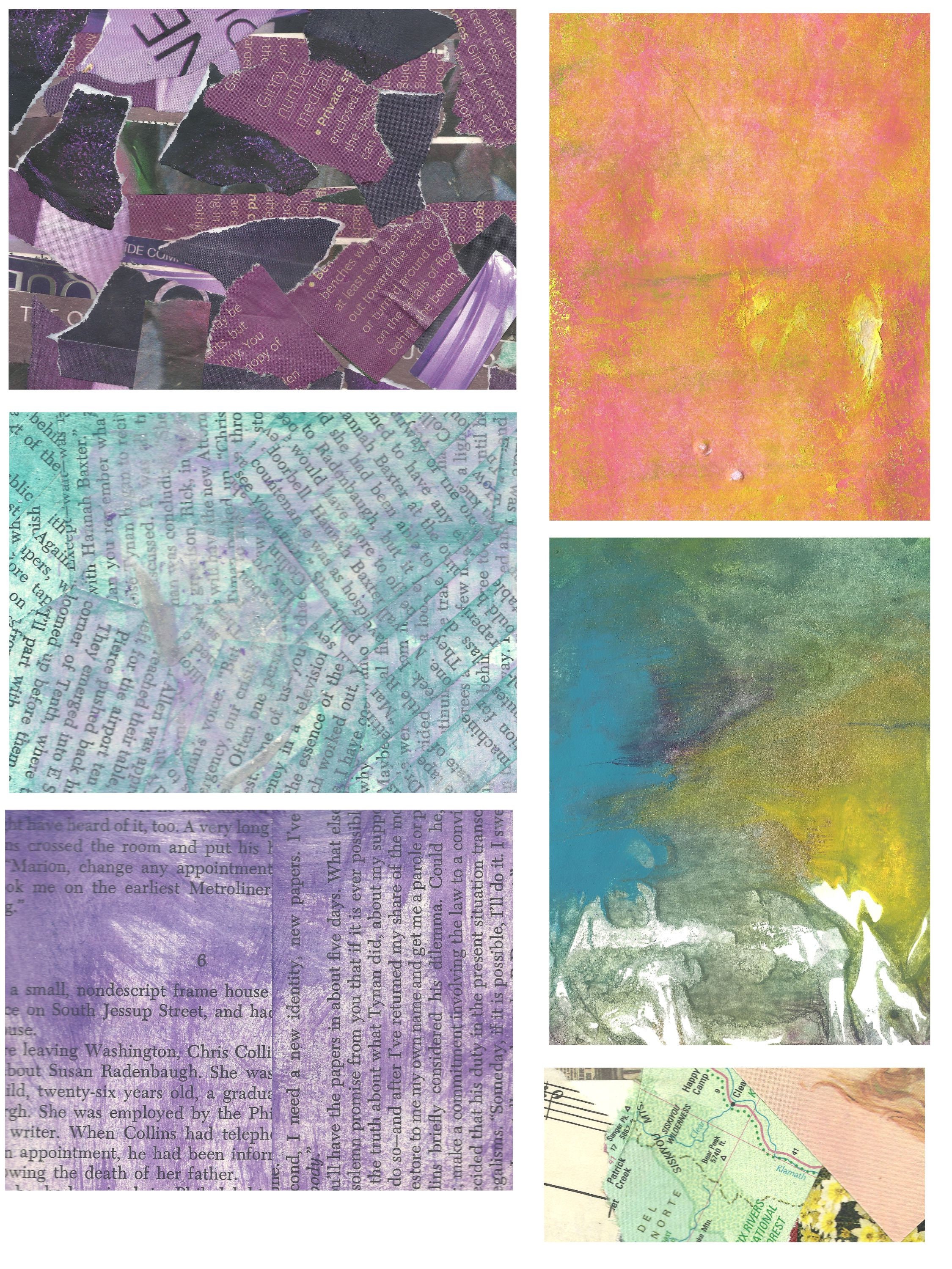 Printable Collage Fodder - Set of 12 - Art Junk Journal Ephemera Craft ...