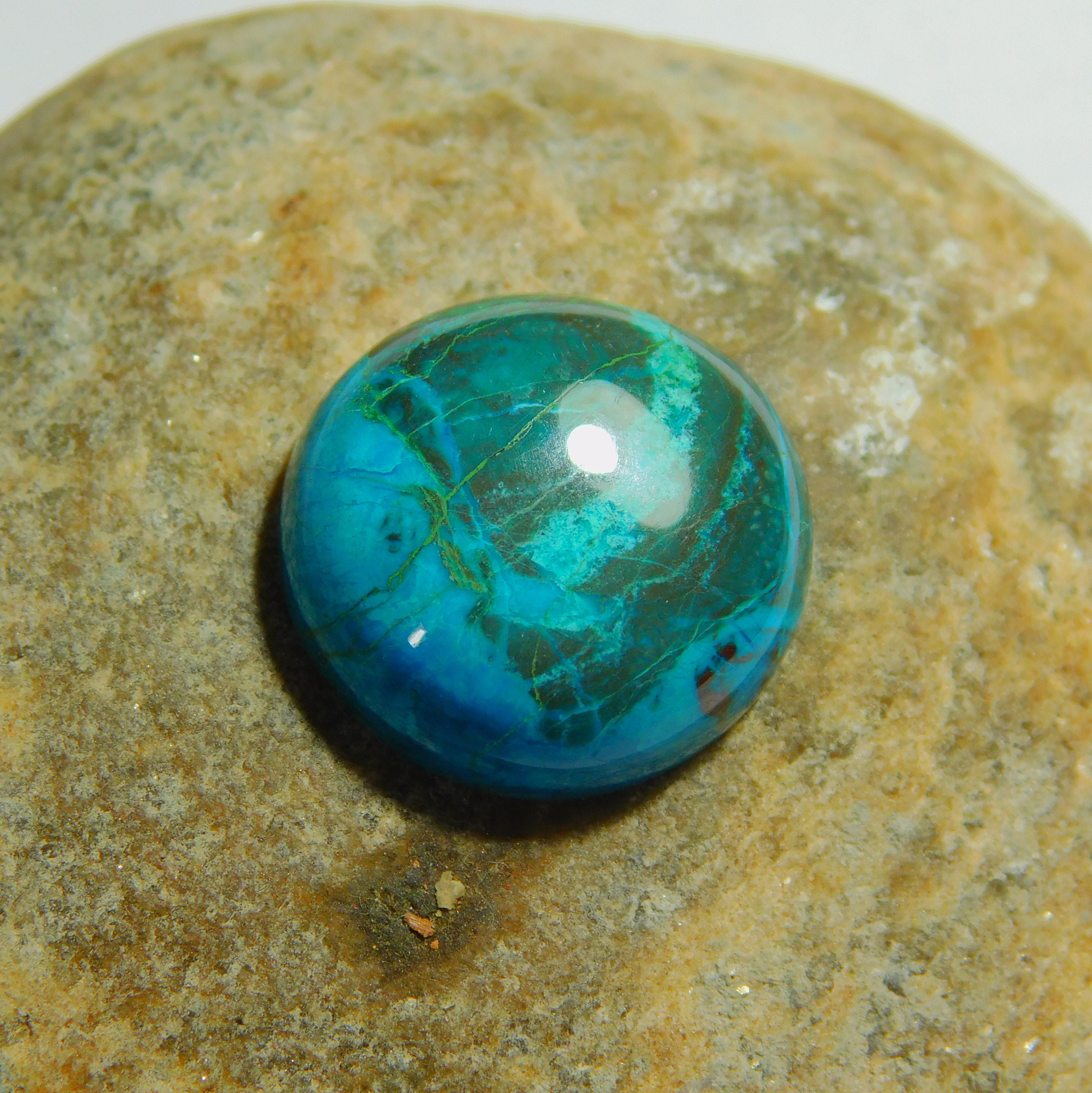 16.6 cts Natural Azurite Malachite Cabochon Loose GemsStones | Etsy