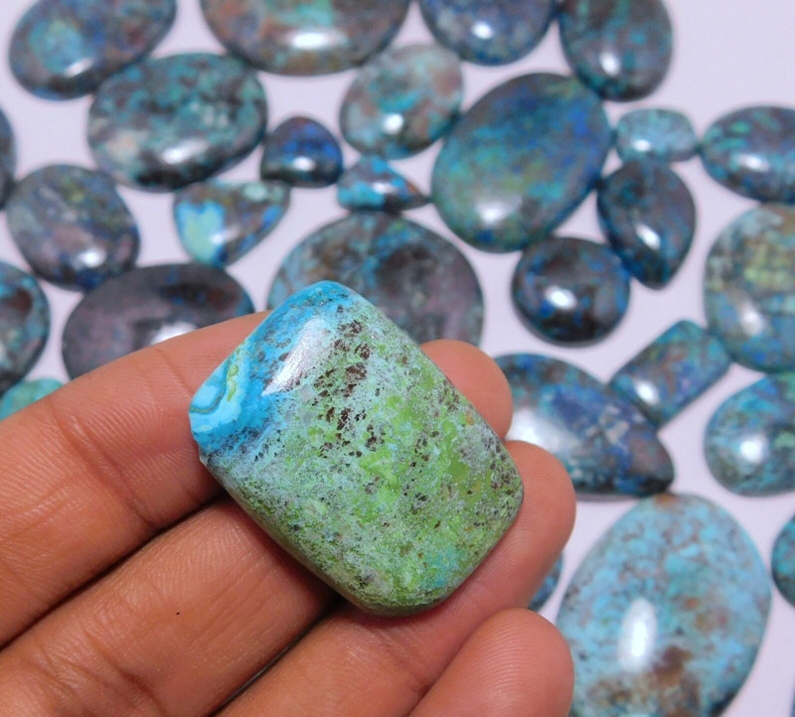 Natural Azurite Gemstone Wholesale Lot Azurite for Jewelry - Etsy
