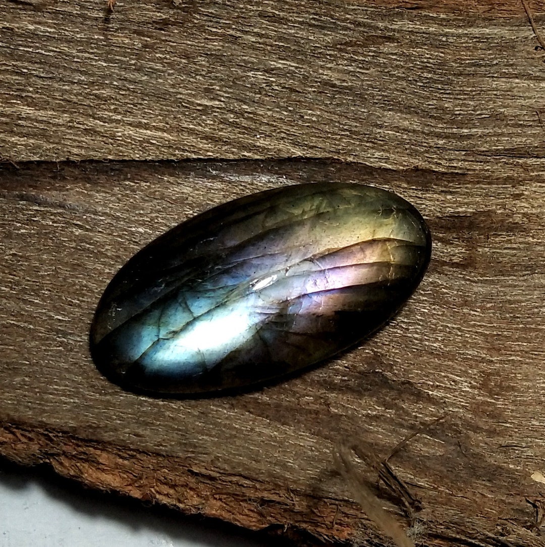 Natural Purple Labradorite Cabochon for Jewelry Making - Etsy