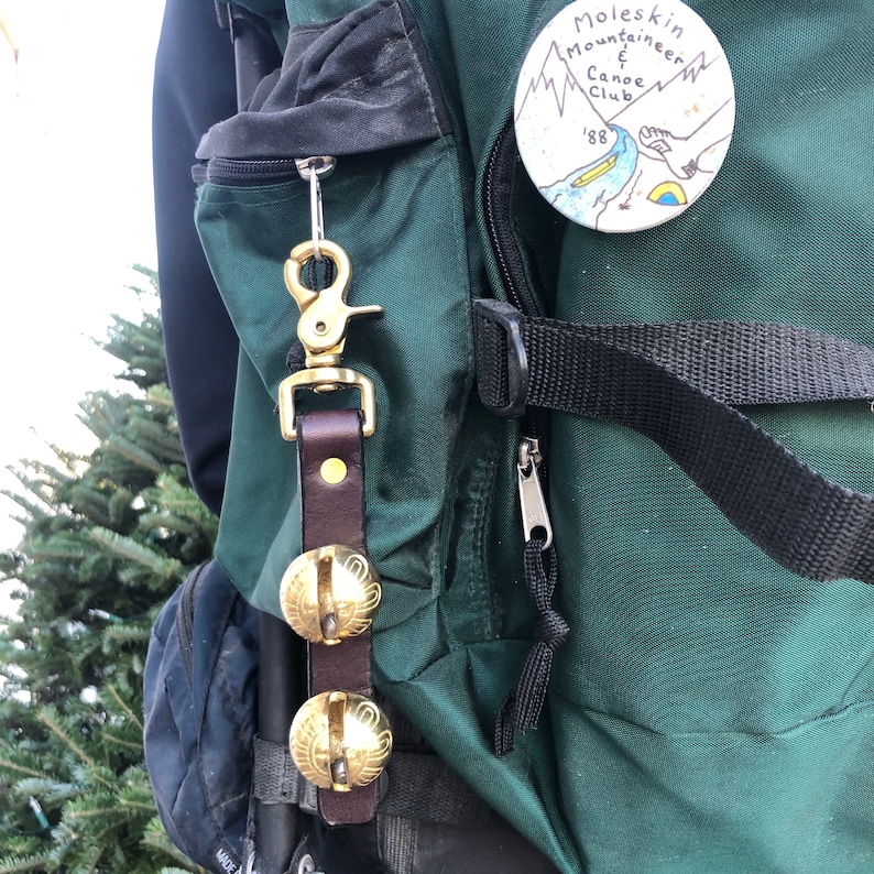 Bear Bell, Bear Bell Hiking, Hiker Bell, Handmade Leather Bear Bell ...