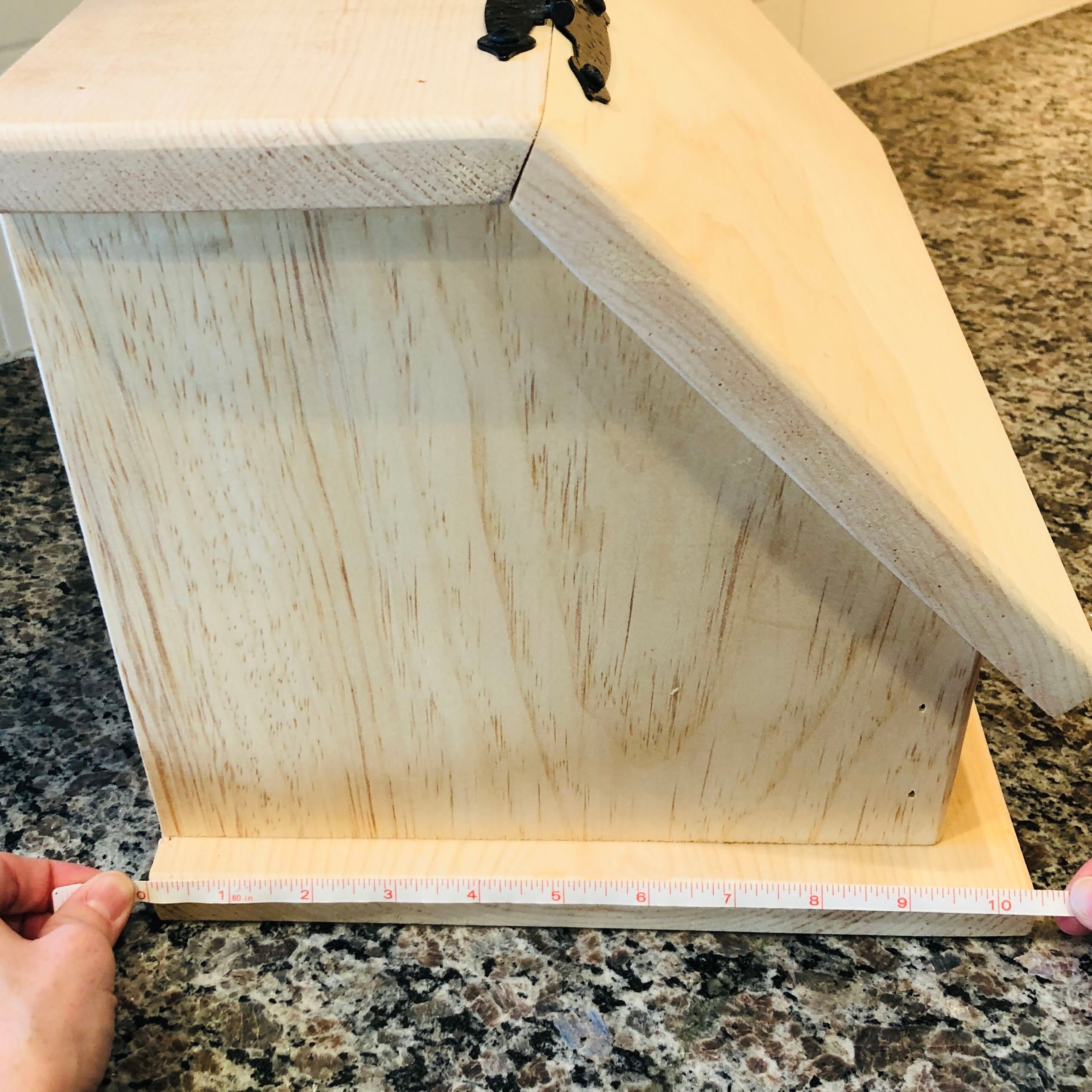 Farmhouse Box, Farmhouse Storage Box, Rustic Wood Box, Bread Box ...