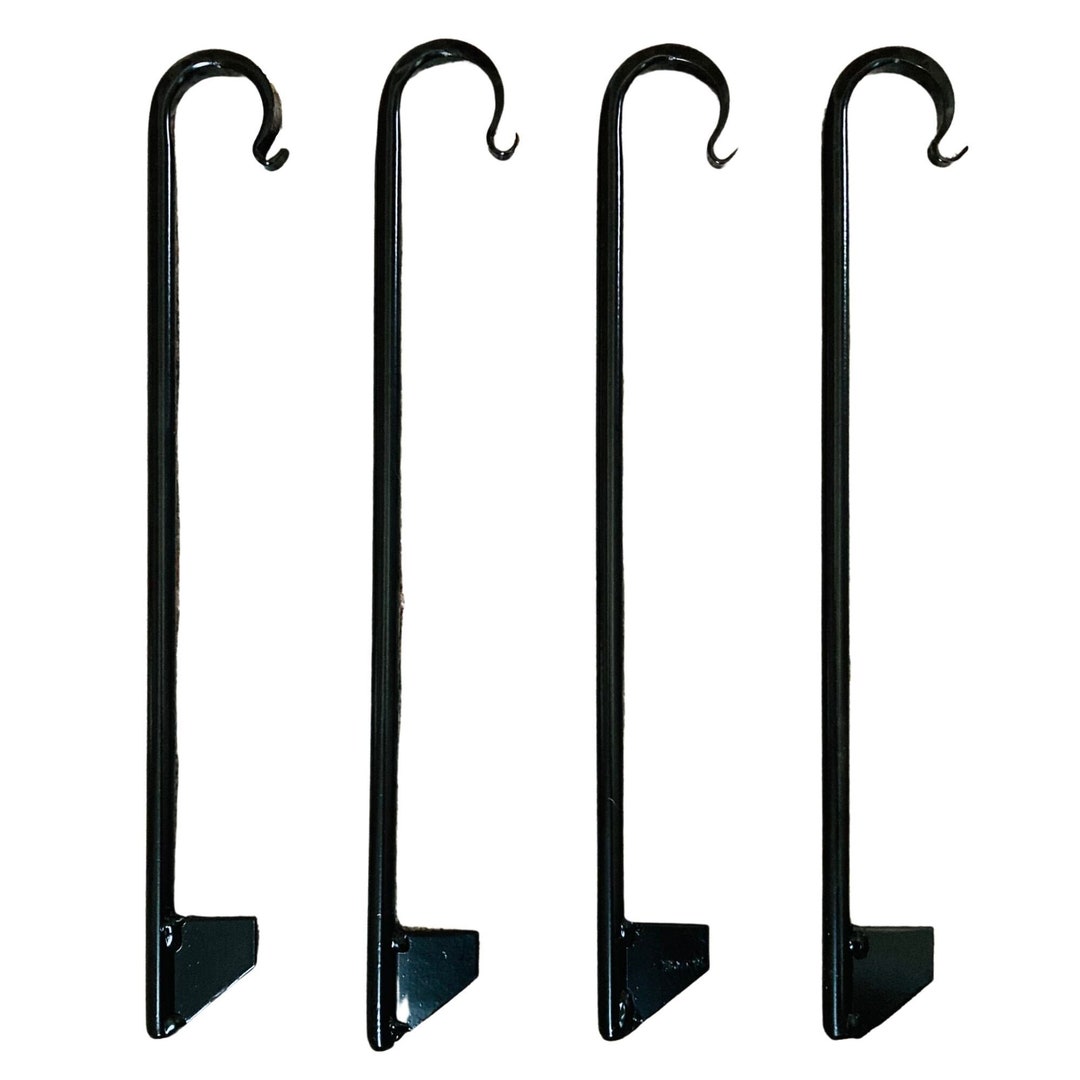 Garden Stake Hose Guides | Hand Forged Wrought Iron Stakes | Powder ...