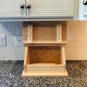 Farmhouse Box, Farmhouse Storage Box, Rustic Wood Box, Bread Box ...