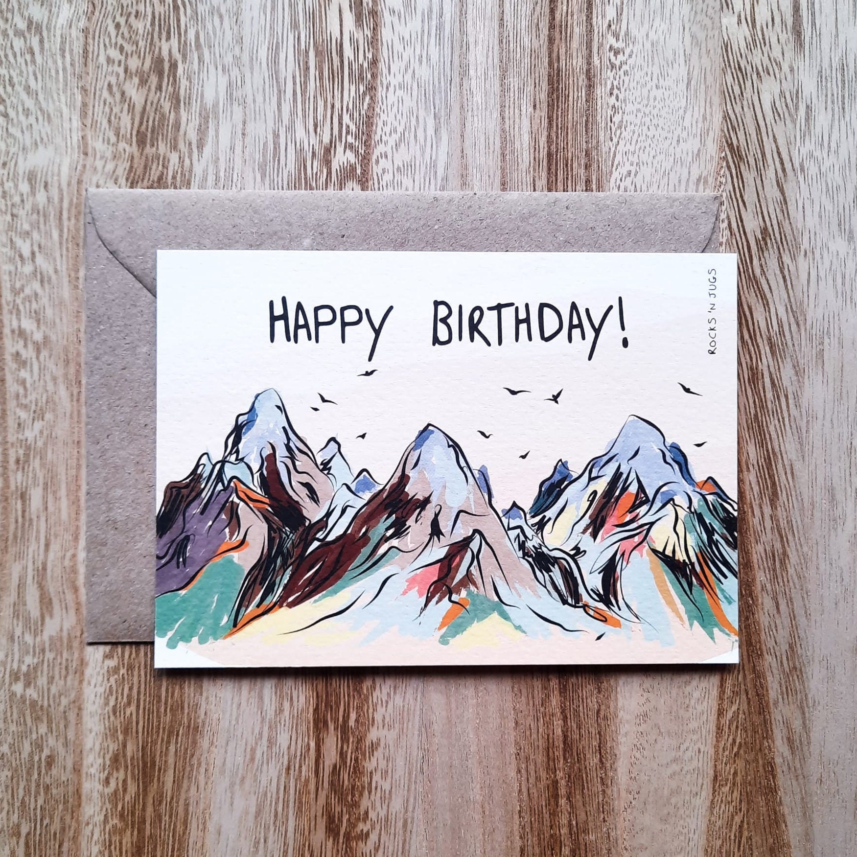 Happy Birthday! - Rock Climbing Greeting Card, Camping, Adventure ...