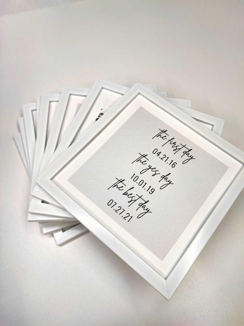 Personalised Family Photo Collage, Custom Framed Photos, Mix Tiles ...