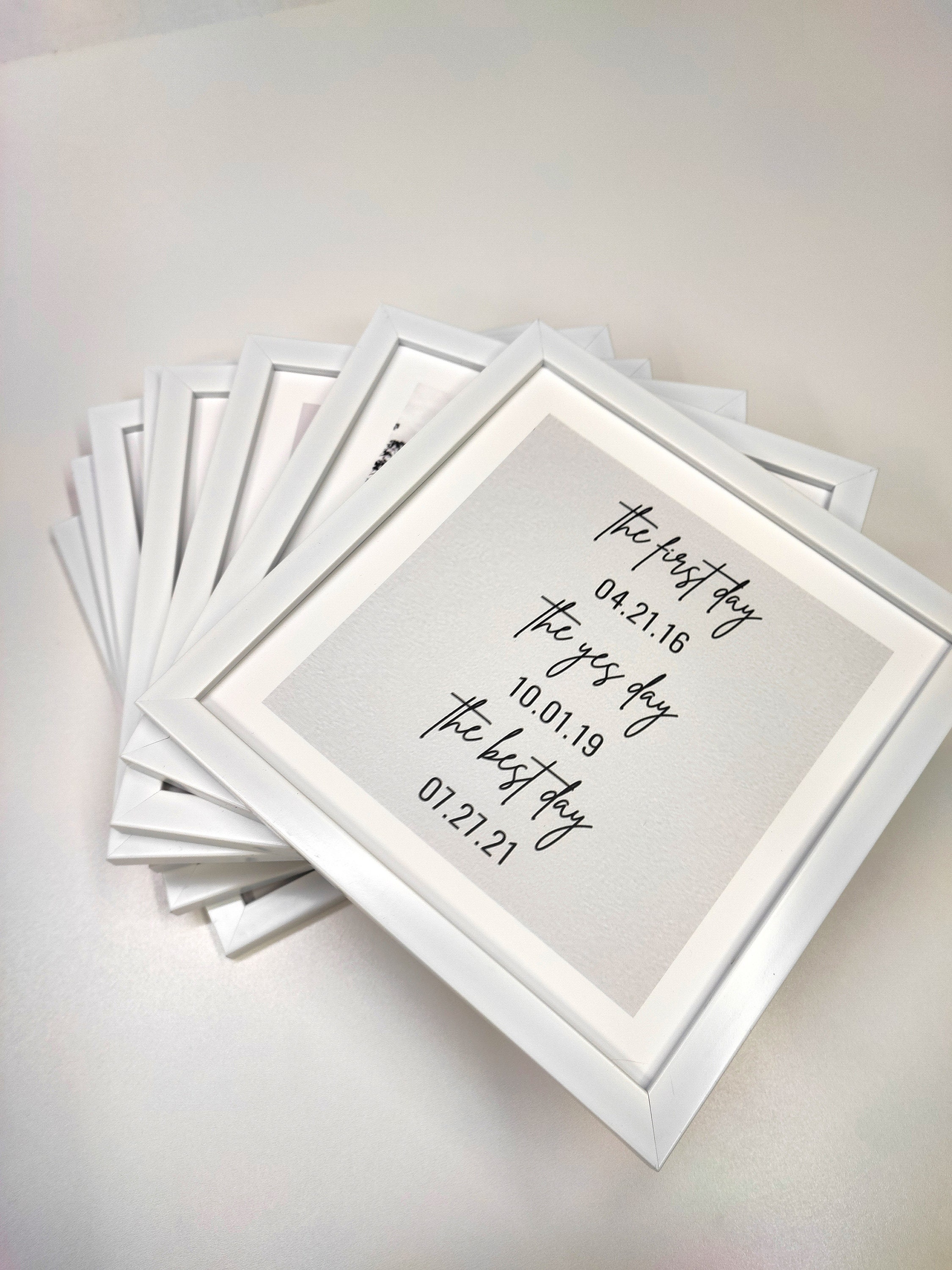 Personalised Family Photo Collage, Custom Framed Photos, Mix Tiles ...