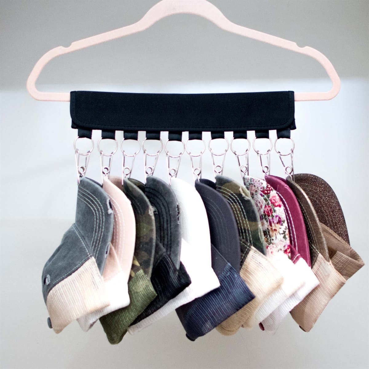 Hat Organizer: 10-clip Closet Storage Solution - Etsy