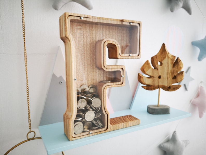 Personalized Baby Girl Piggy Bank Nursery Decor Newborn Gift - Etsy