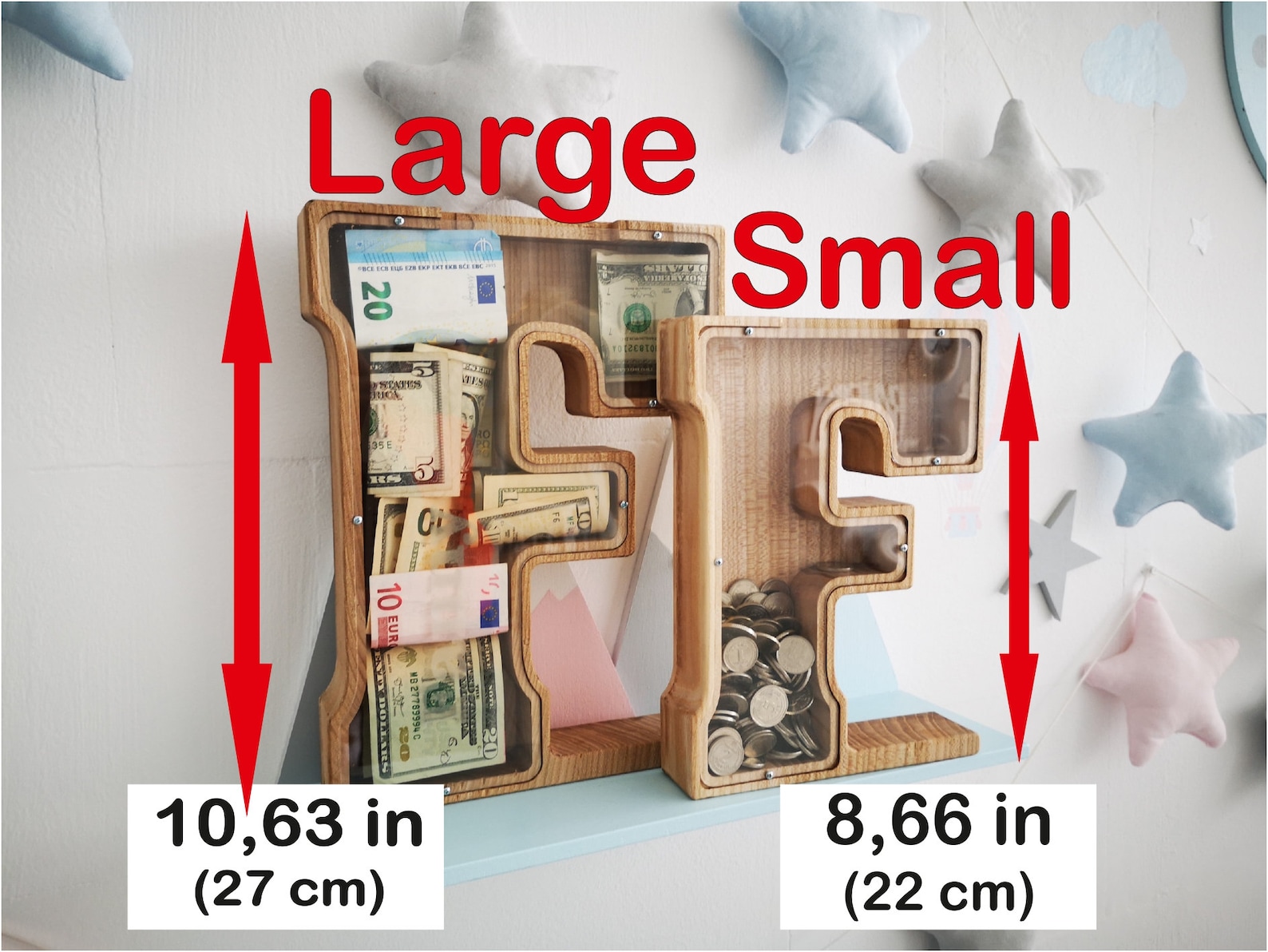 Personalized Baby Girl Piggy Bank Nursery Decor Newborn Gift - Etsy