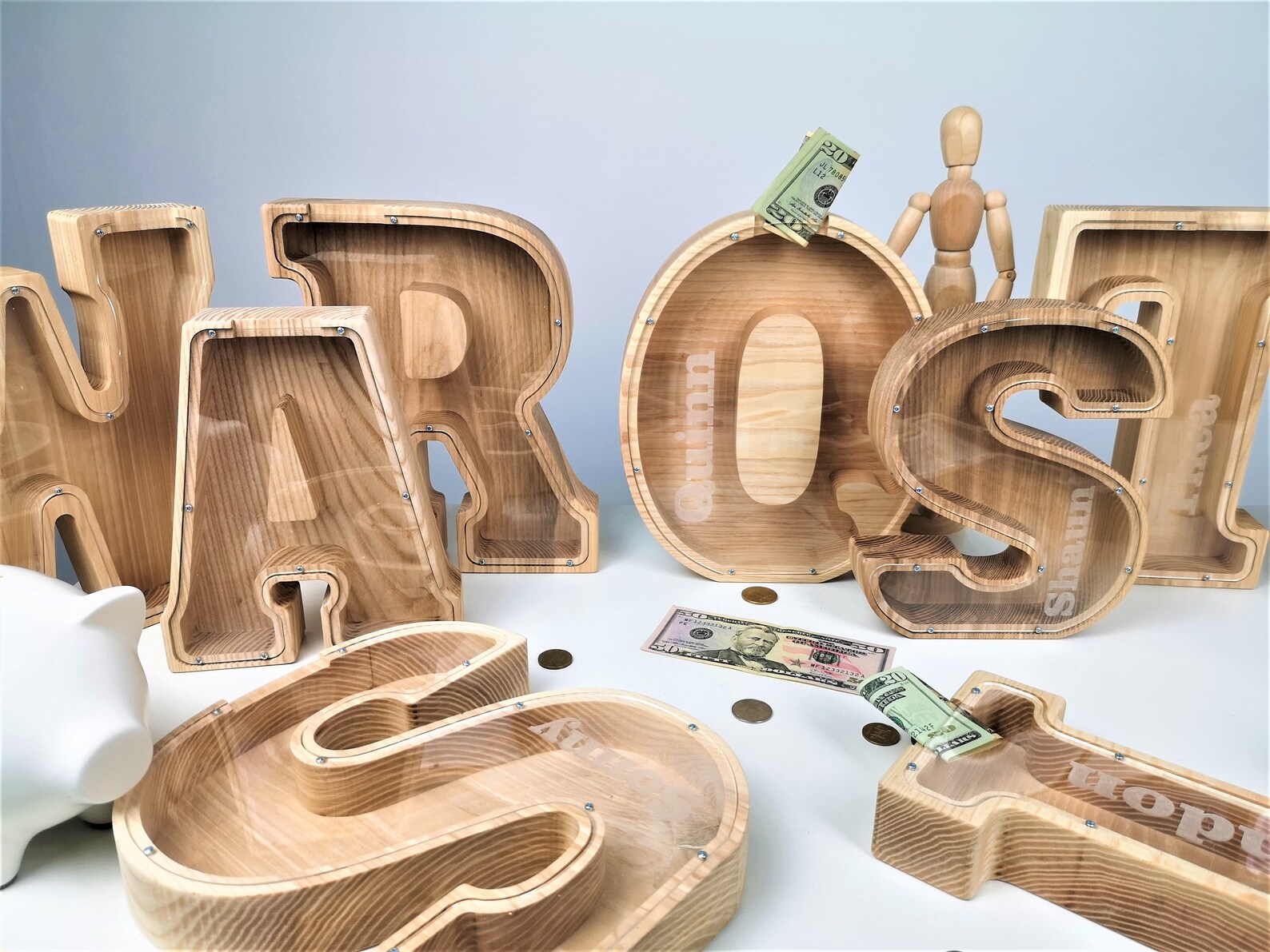 Personalized Boys Piggy Bank Ring Bearer Gift Flower Girl - Etsy