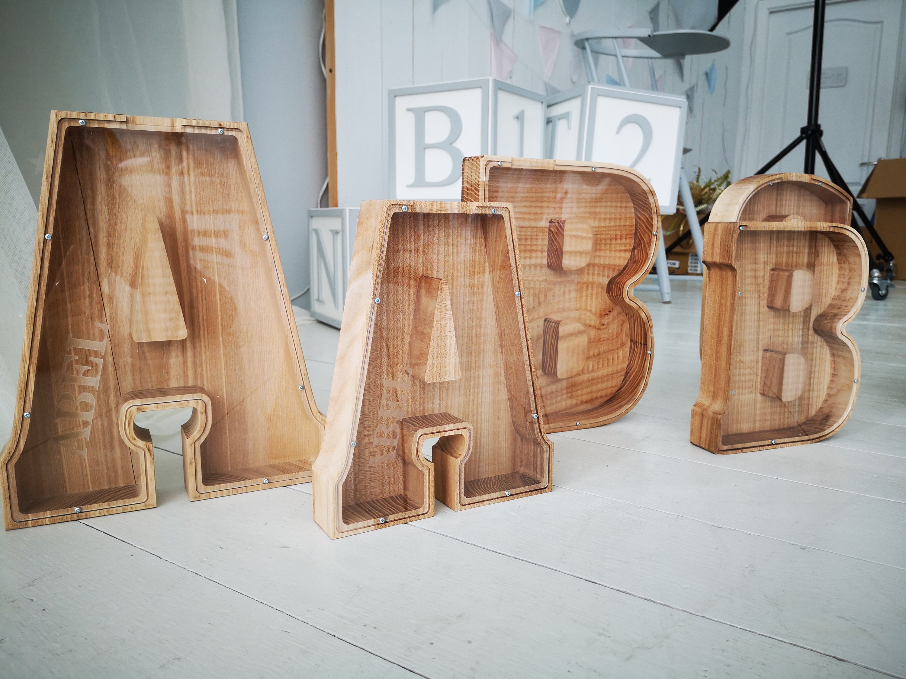 Personalized Baby Girl Piggy Bank Nursery Decor Newborn Gift | Etsy