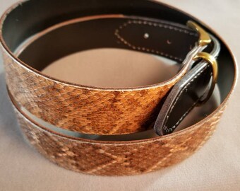 Rattlesnake belt | Etsy