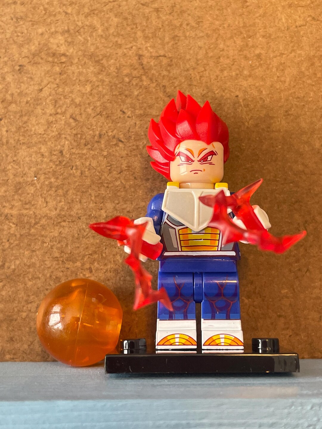 DBZ Vegeta Dragon Ball Z Custom Toy Brick Action Figure 053 - Etsy