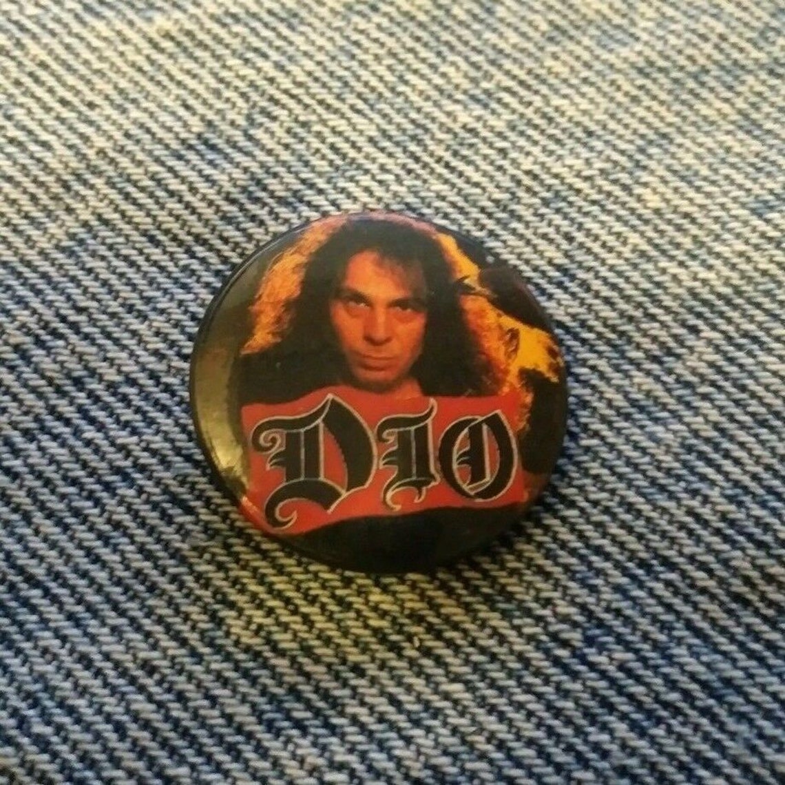 Dio Pinback Button Badge Pin Vintage Rock 192 Concert Tour Etsy