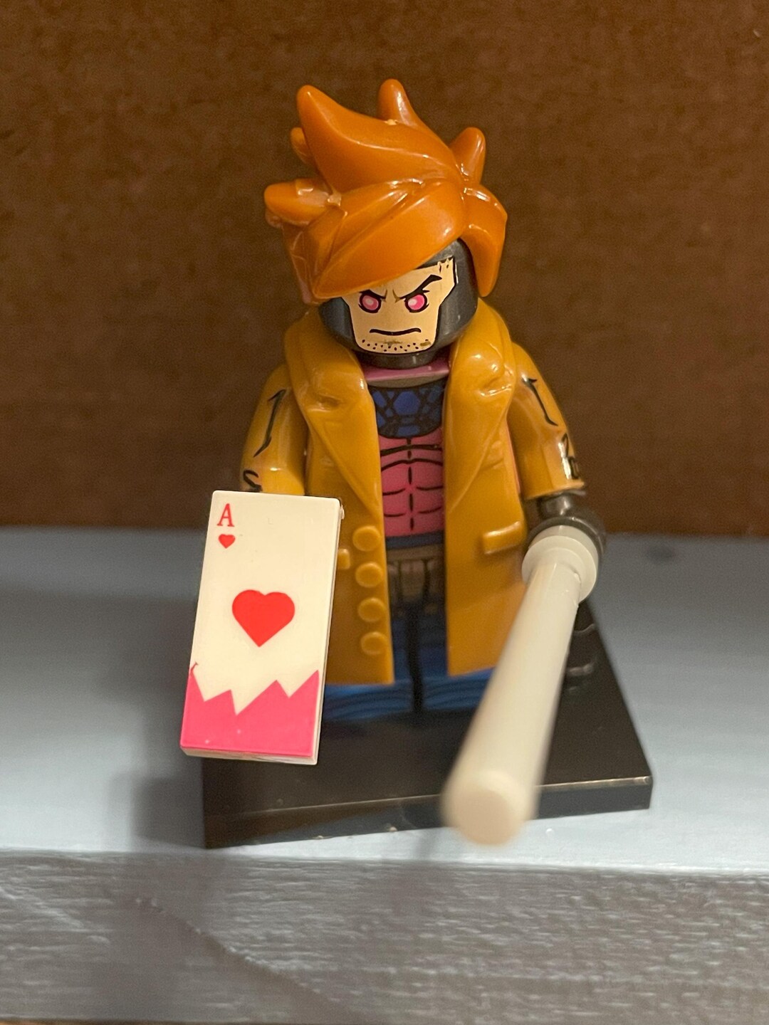 Remy Lebeau Gambit X-MEN Marvel Comics Custom Toy Brick Figure 012 - Etsy