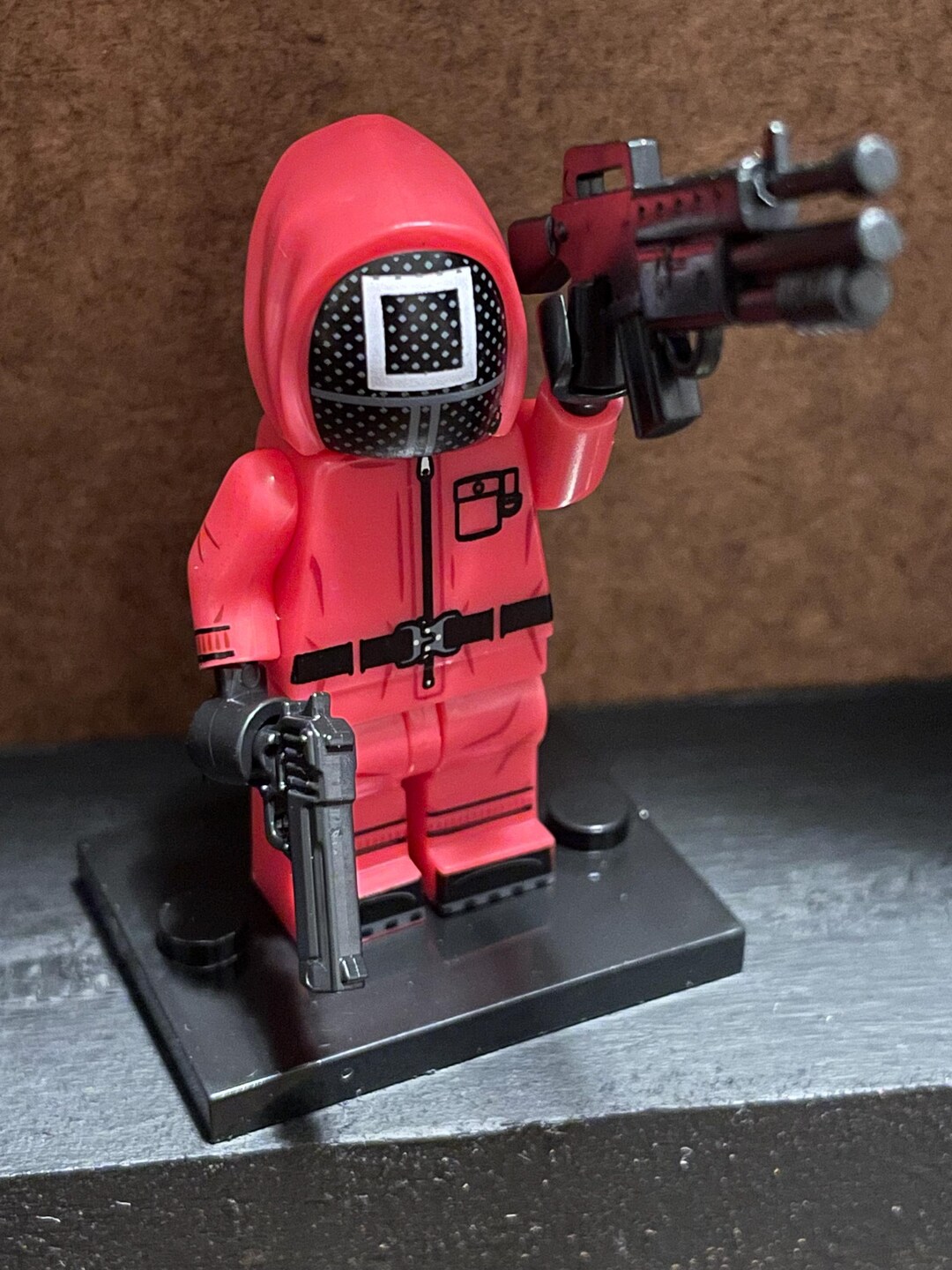 Squid Games Square Manager Guards Workers Custom Minfigure Toy Mini ...