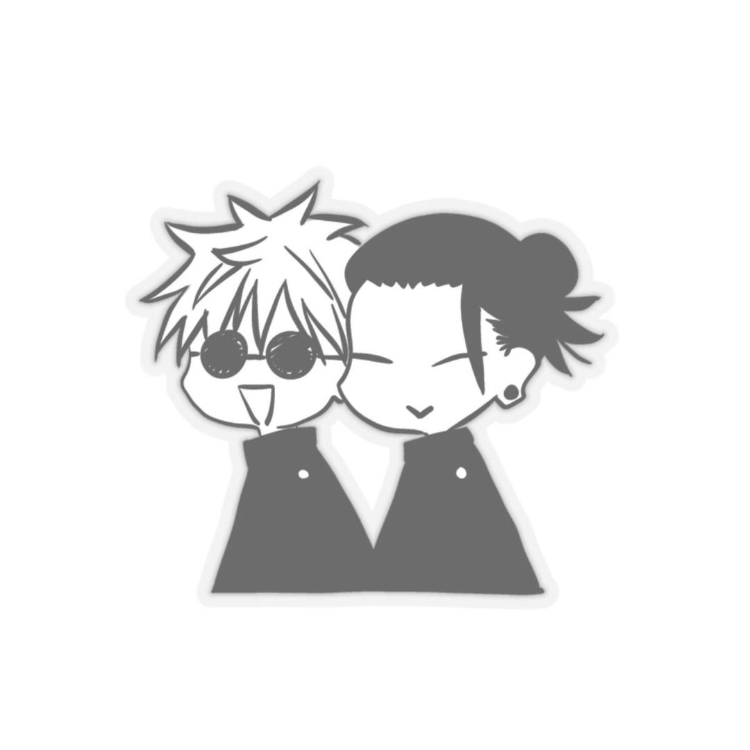 Gojo & Geto : Chibi Kiss-cut Sticker - Etsy