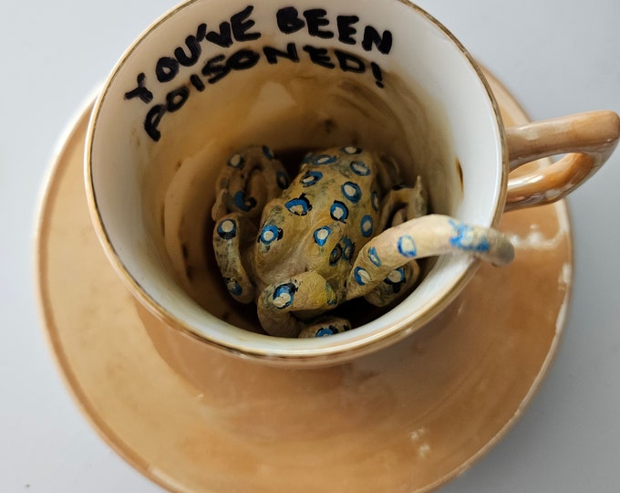 You've Been Poisoned Gag Gift Decor Blue Ringed Octopus - Etsy