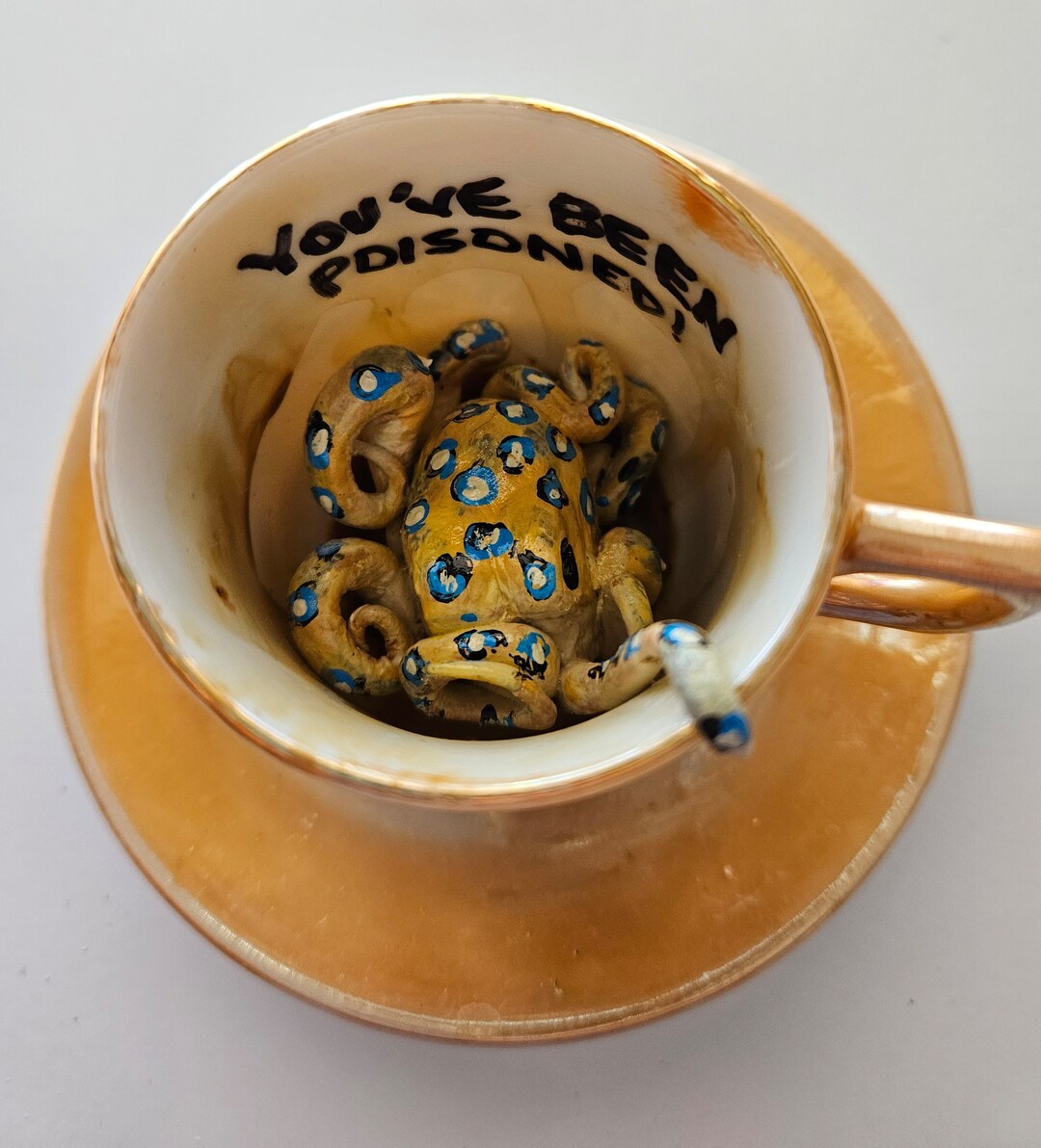 You've Been Poisoned Gag Gift Decor Blue Ringed Octopus - Etsy
