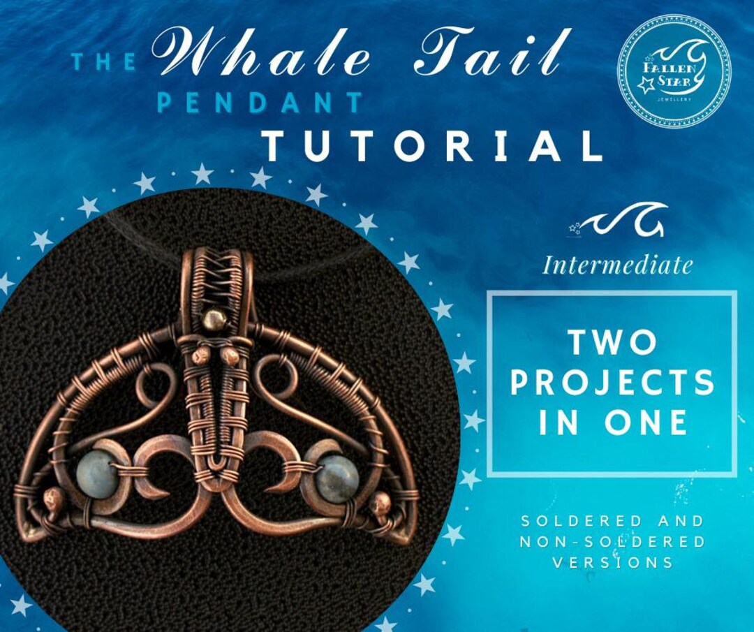 Tutorial - Whale Tail Wire Weave Pendant Tutorial PDF Intermediate ...