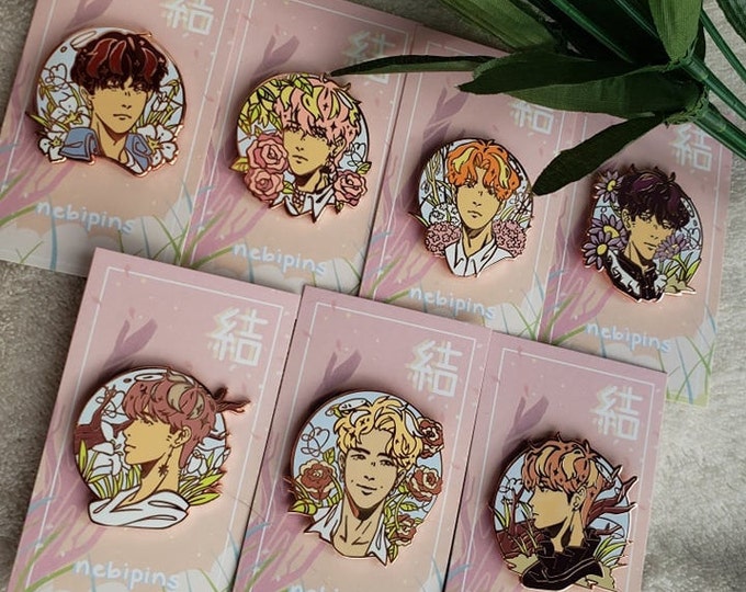 BTS Answer: E Enamel Pins - Etsy