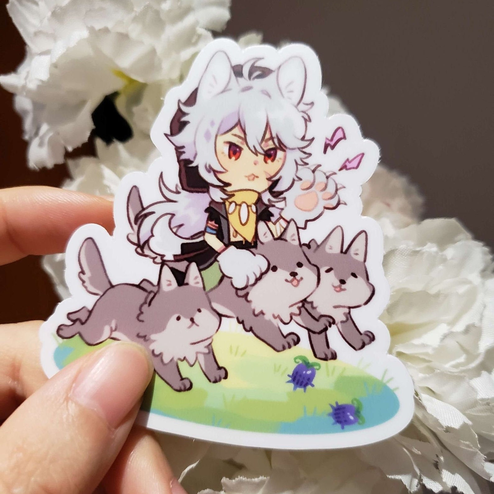 Razor Genshin Impact Weatherproof Vinyl Sticker - Etsy