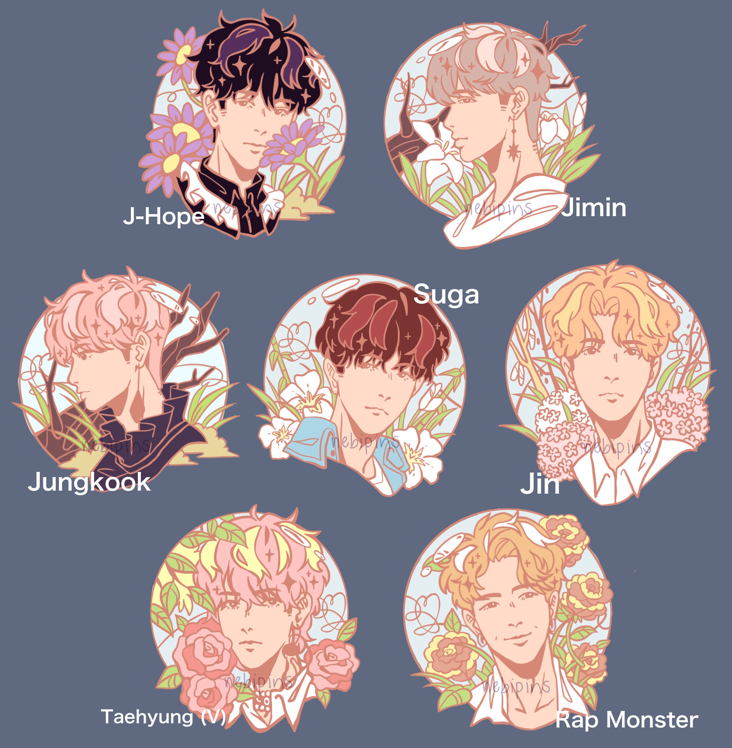 BTS Answer: E Enamel Pins - Etsy