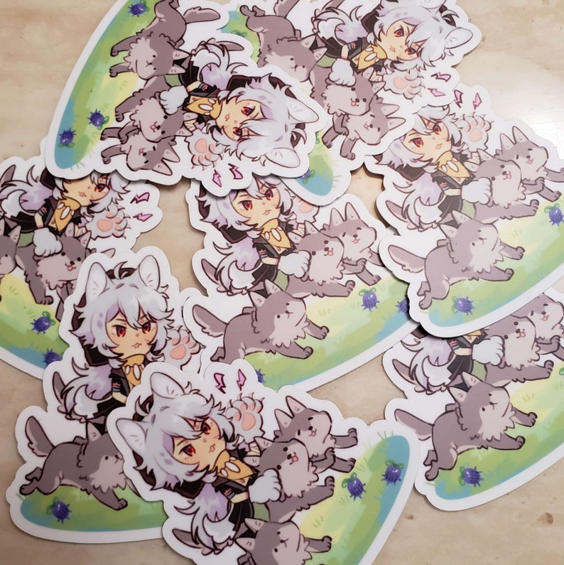 Razor Genshin Impact Weatherproof Vinyl Sticker - Etsy UK